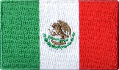 Buy Mexico 1.5"x 2.5" Crest | The Flag Shop